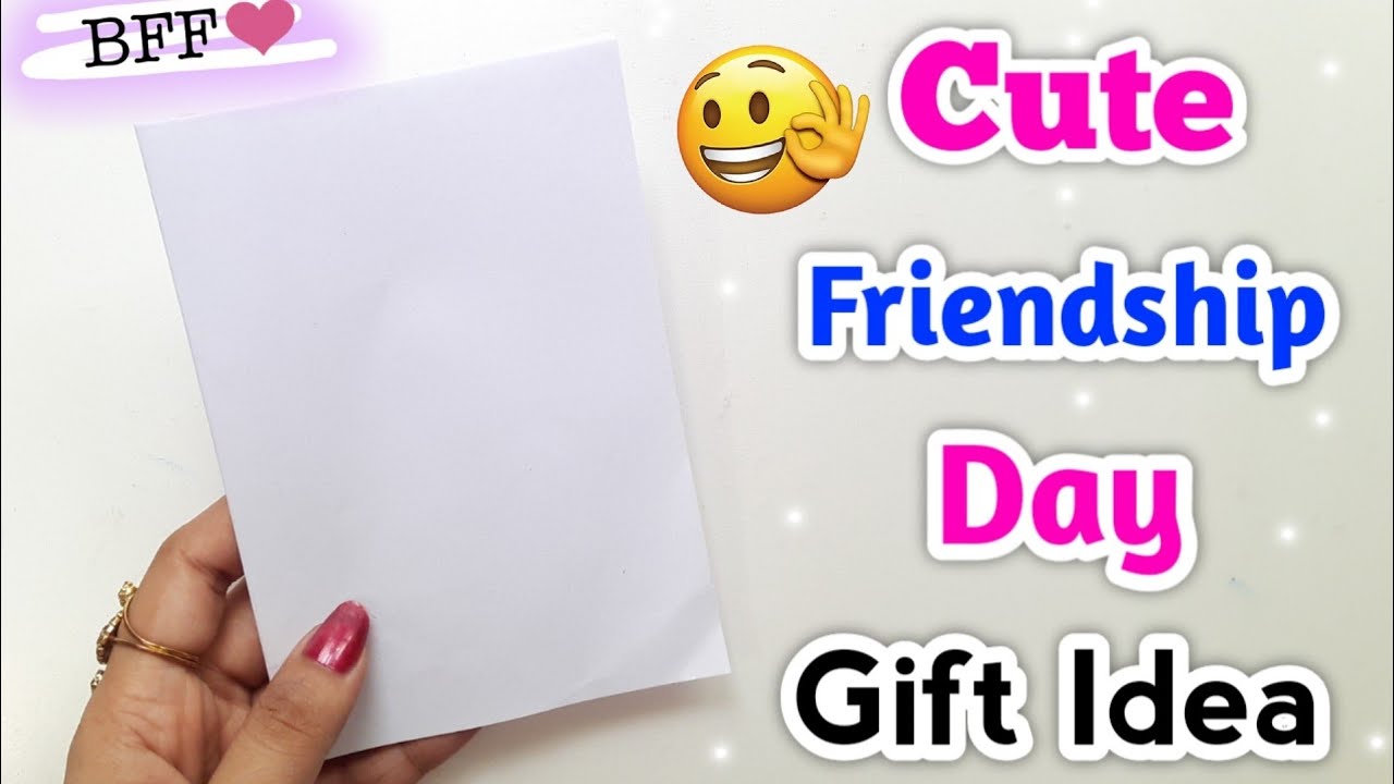 😍 No Glue No Scissor 😍 Friendship Day Gift Idea • Chocolate Card For ...