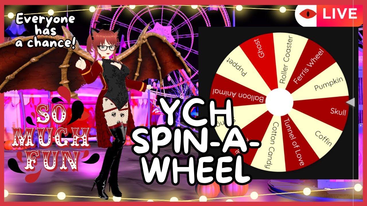 [EN]Vtuber| 🍫🍓 ~*YCH SPIN-A-WHEEL*~ ALSO YOUTUBE PARTNER !merch ...