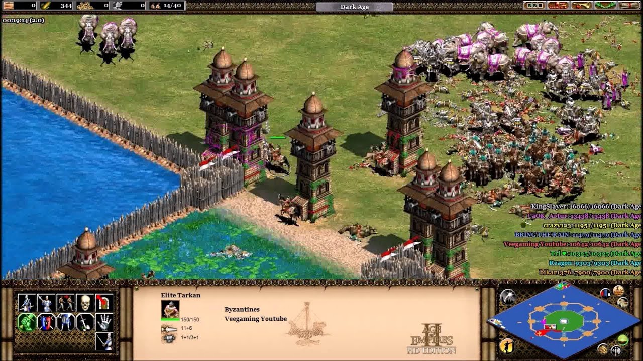 AOE2 CBA Front Towers 2016 - YouTube