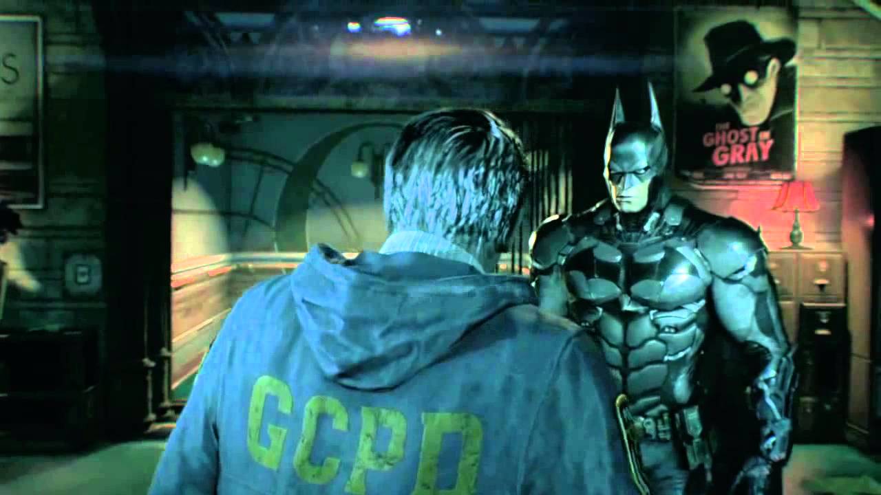 Gordan Punches Batman - Batman Arkham Knight - YouTube