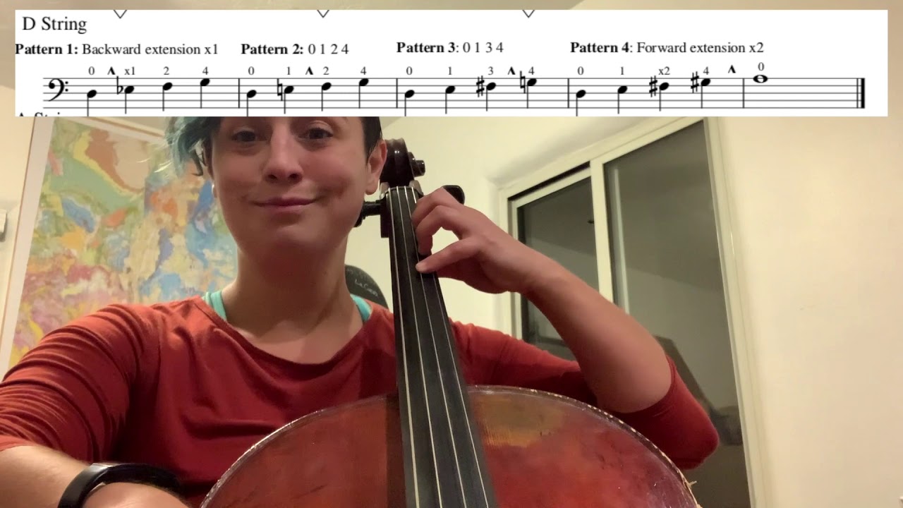 Finger Patterns for Cello - YouTube