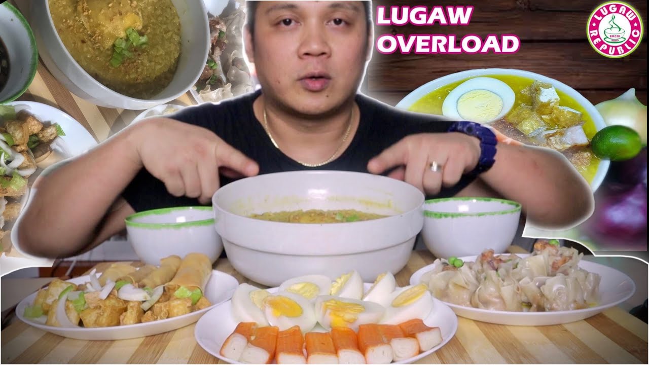 LUGAW OVERLOAD ALA LUGAW REPUBLIC | PINOY MUKBANG | FILIPINO MUKBANG ...