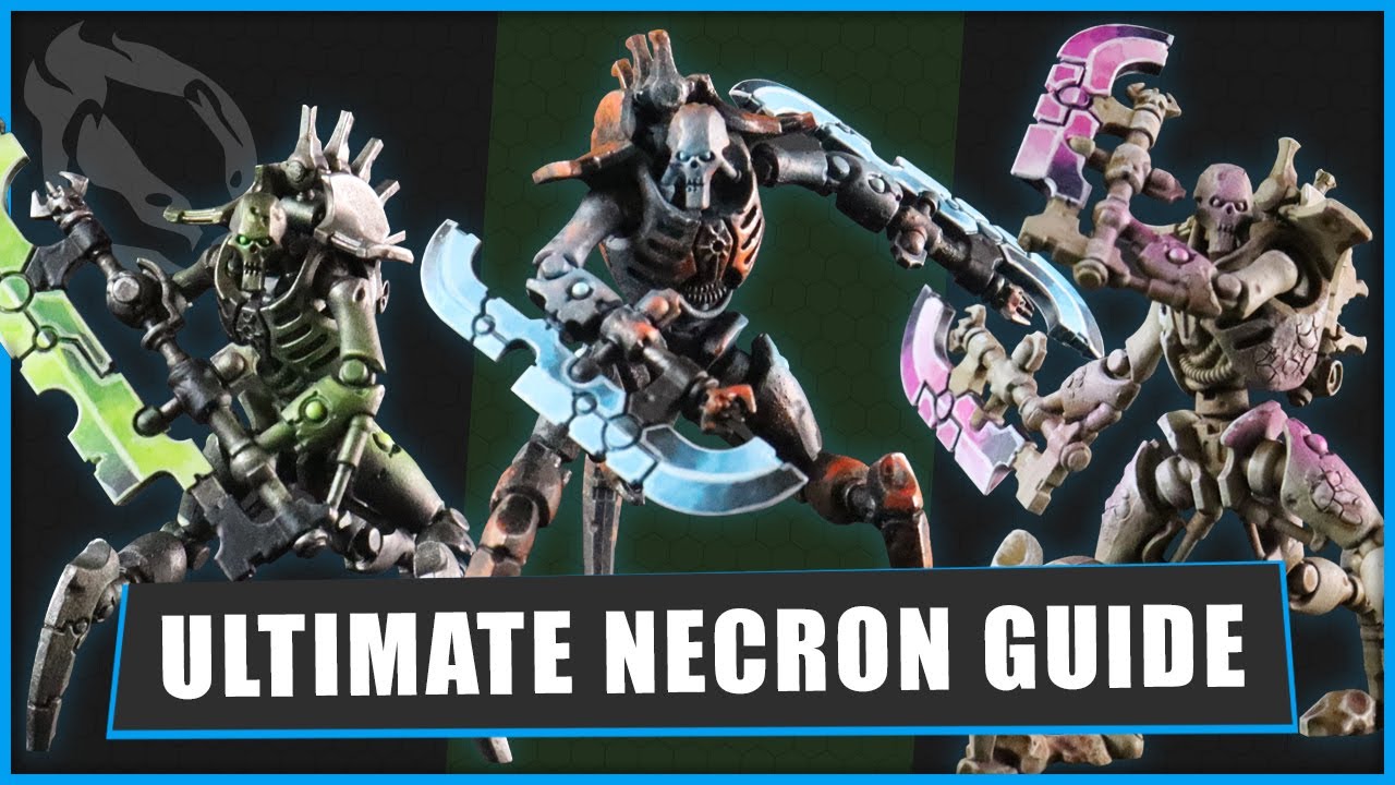How to Paint NECRONS for Warhammer 40k - An Ultimate Guide - YouTube