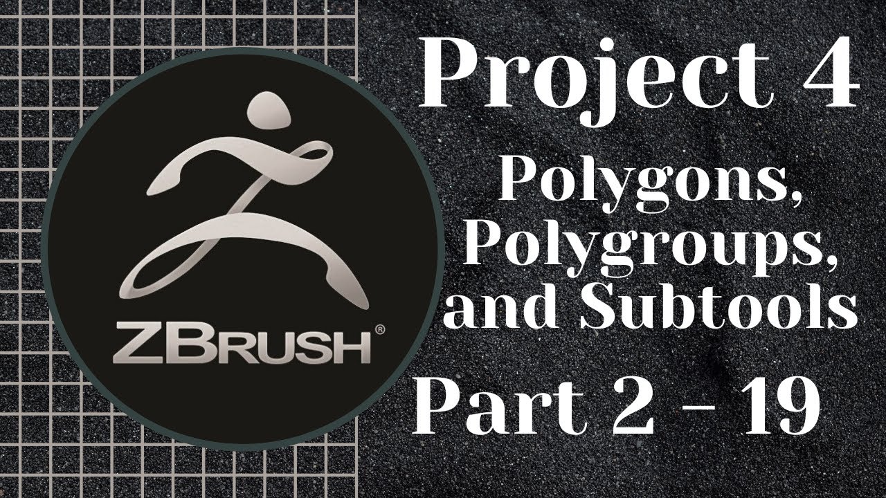 ZBrush | Full Training Course | Project 4 - Lesson 2/19 | Grid Settings ...