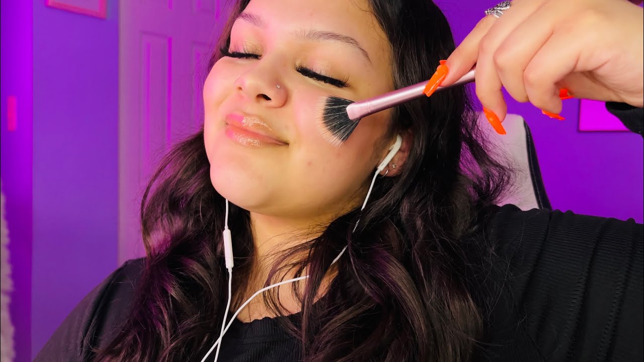 ASMR | Tracing My Face and Yours ️ - YouTube