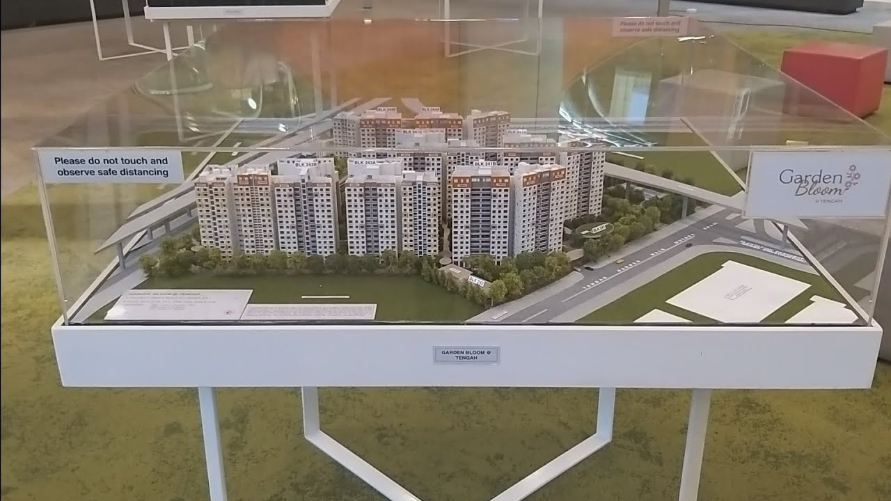 Garden Bloom @ Tengah May 2021 BTO 3D Model - YouTube