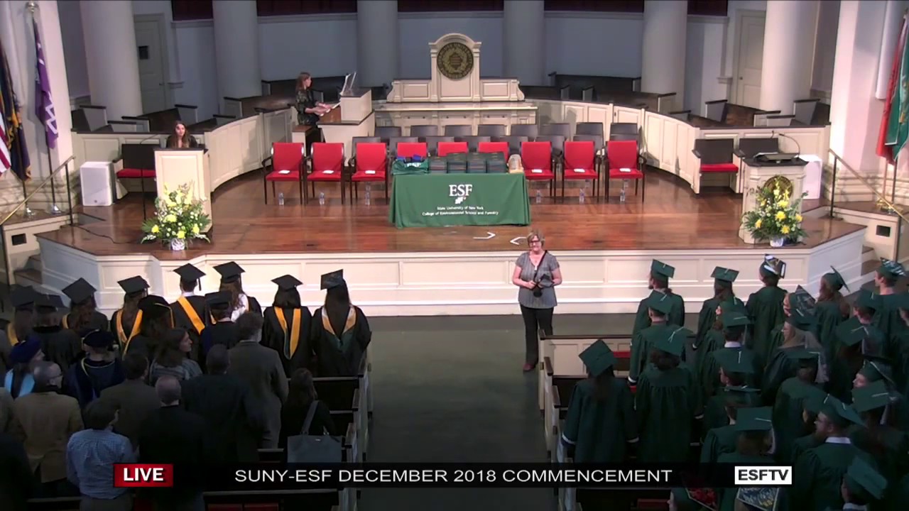 SUNY-ESF 2018 Commencement - YouTube