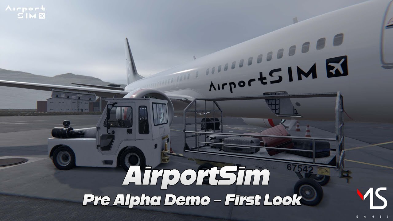 AirportSim | Manage Ground Operations Like a Pro | First Look - YouTube