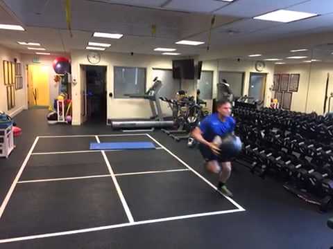 1-Leg Double Lateral Bound with MB - YouTube