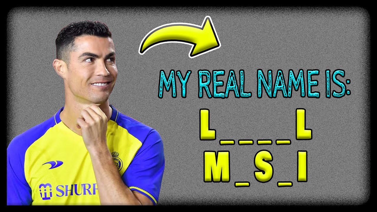 Top 100 Football Legends: Discover Their Real Names! - YouTube