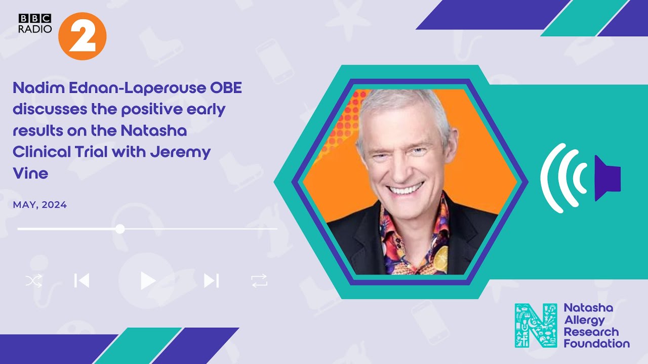 BBC Radio2 - Nadim Ednan-Laperouse OBE discusses the Natasha Clinical ...