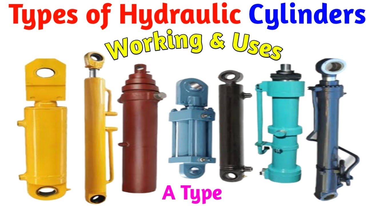 Types Of Hydraulic Cylinder Double Acting Single Acting