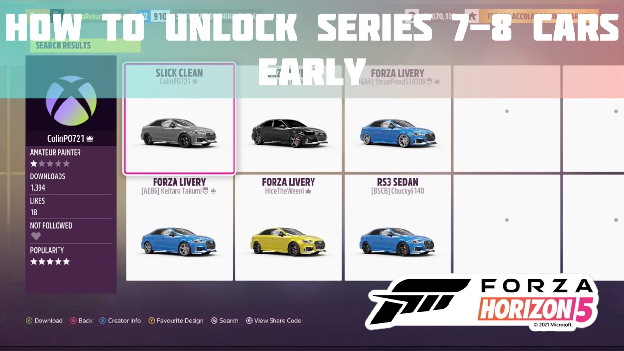 How To Get Series 7 8 Cars Early Step By Step Forza Horizon 5 forza forzahorizon5 YouTube How To Get Series 7 8 Cars Early Step By Step Forza Horizon 5 forza forzahorizon5 YouTube