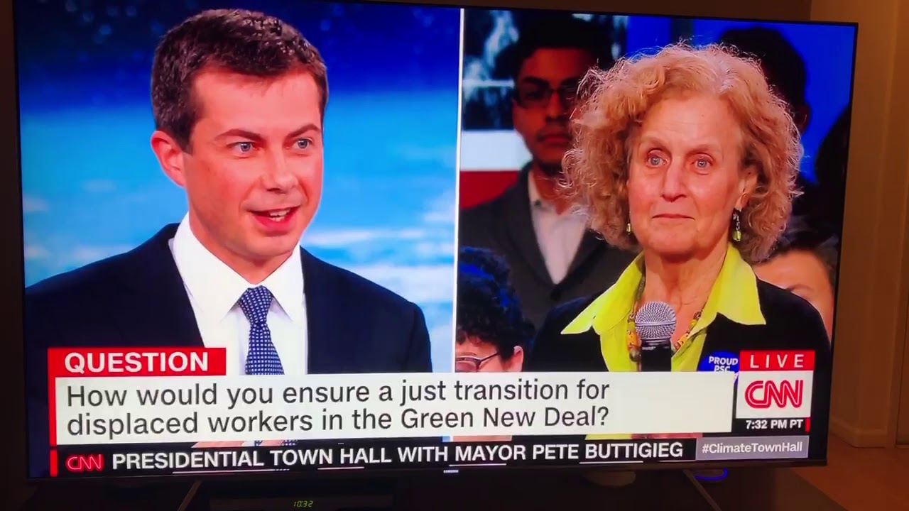 Nancy Romer questions Mayor Pete at CNN presidential candidates Town ...
