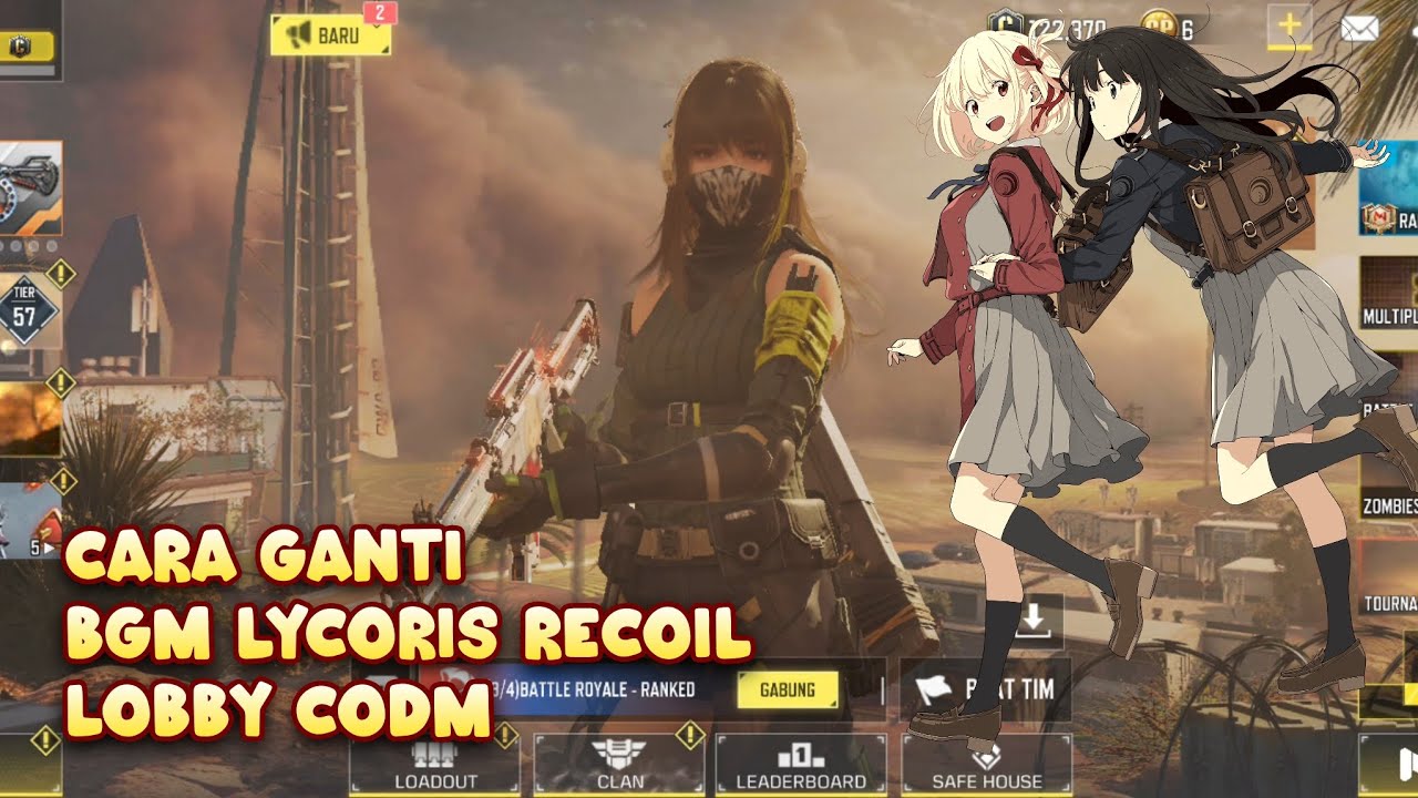 Cara Ganti Suara BGM Lobby CODM Lycoris Recoil | Call Of Duty Mobile ...