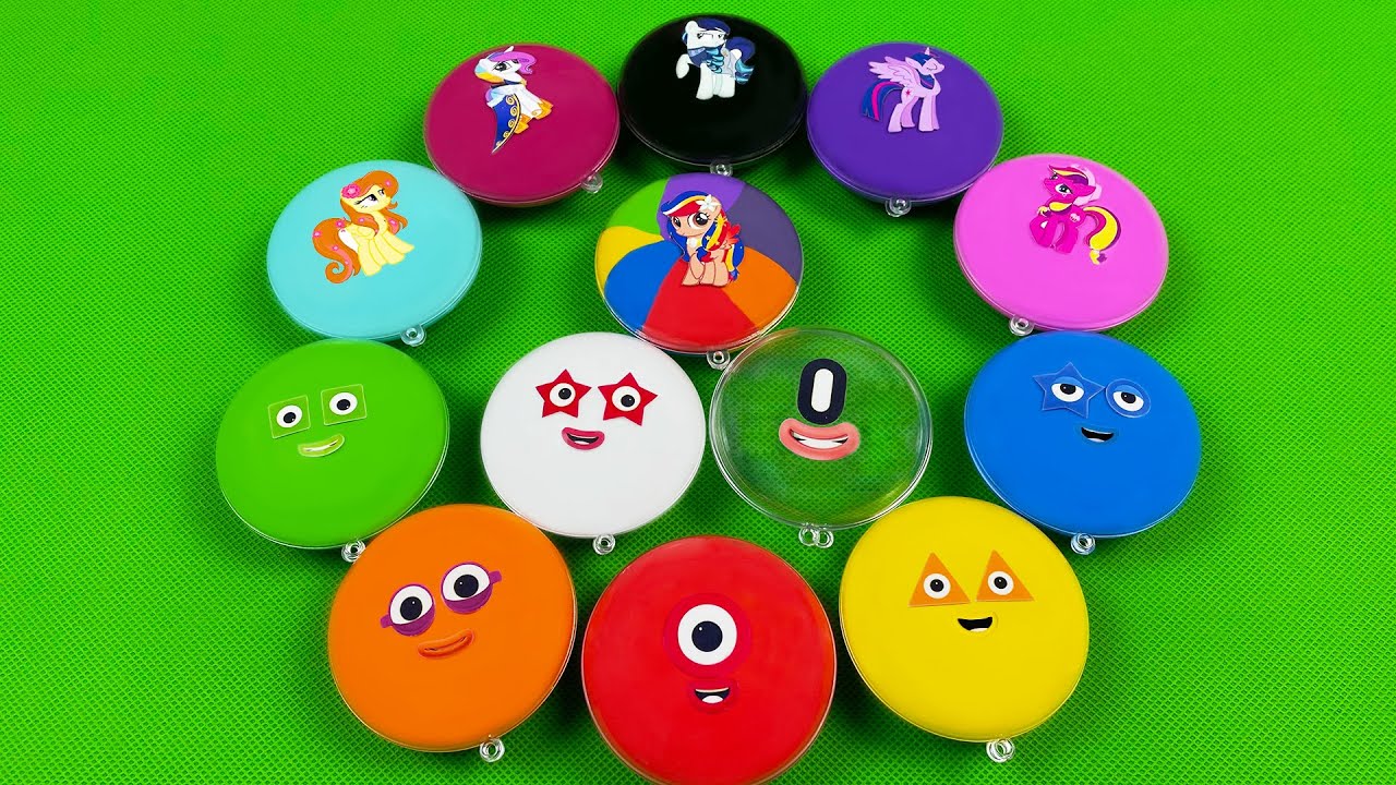 Numberblocks & My Little Pony – Looking for Slime With Cake! ASMR Slime ...