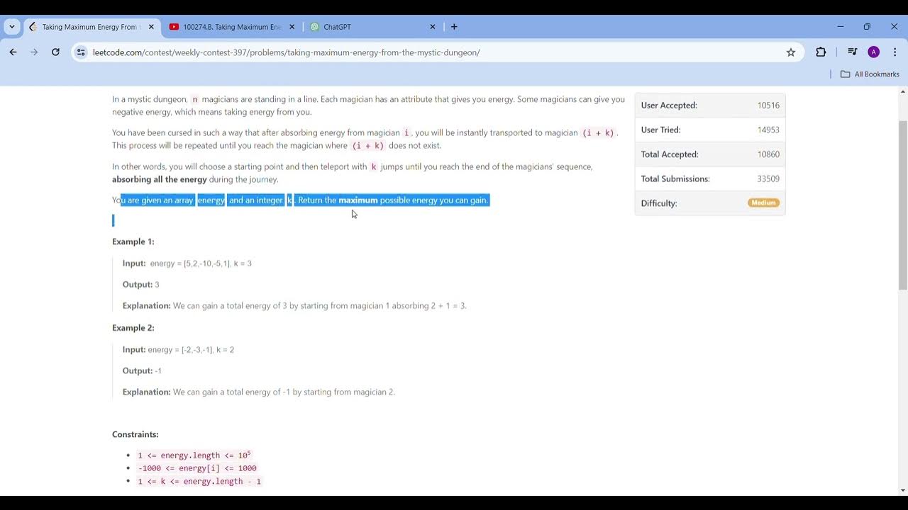 100274. Taking Maximum Energy From the Mystic Dungeon - YouTube