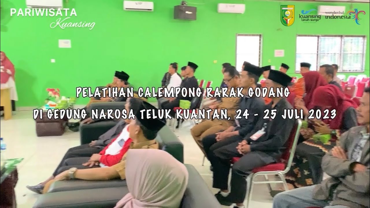Pelatihan Calempong Rarak Godang Kab. Kuantan Singingi Guna ...