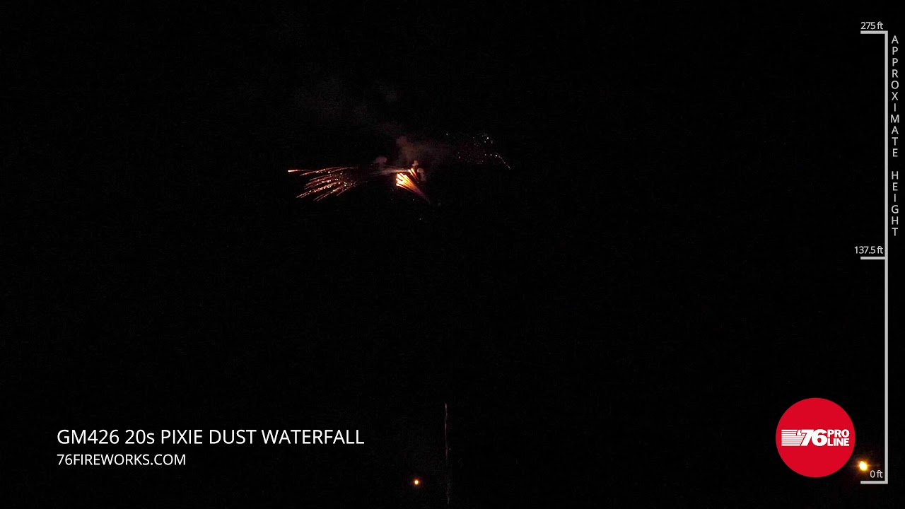 GM426 20s Pixie Dust Waterfall - YouTube