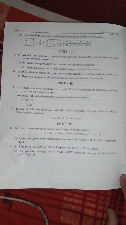 BCA 2 semester maths zuestion paper 2018 (MDU) Rohtak - YouTube