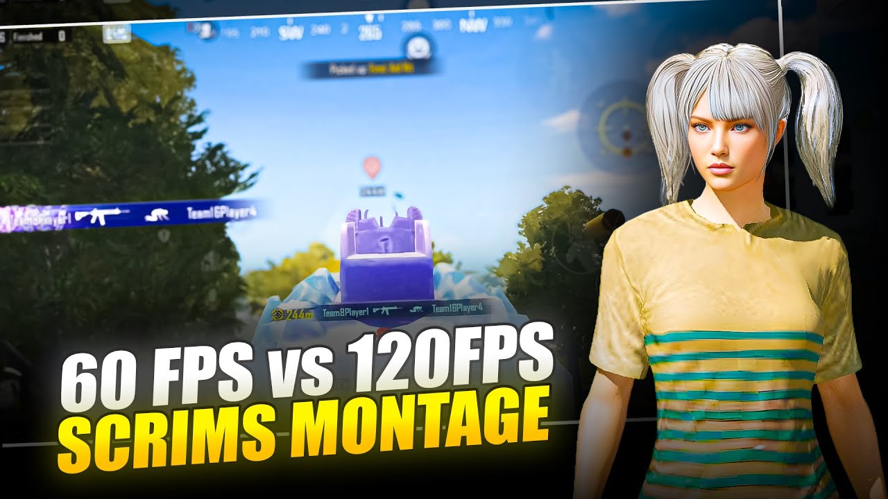 3 min. of *60 fps vs 120 fps Scrims POV ! | DoF | BGMI 🔱 - YouTube