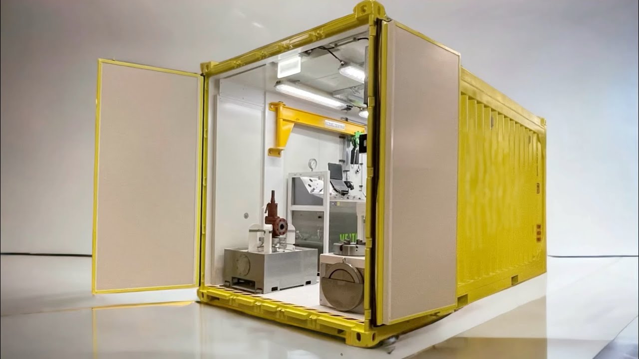 Ventil CT20-1 (offshore) PRV Test & Repair Container - YouTube