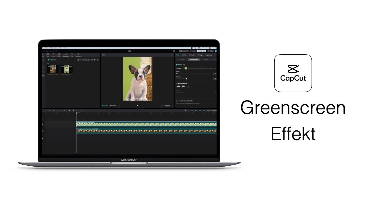 CapCut Green screen Tutorial (Deutsch) – Einfach erklärt! | CapCut für PC und Mac - YouTube