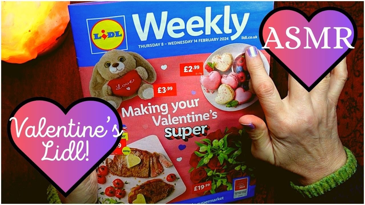 ASMR | Valentine's Lidl Weekly! Lighthearted Sales Circular Whispered ...