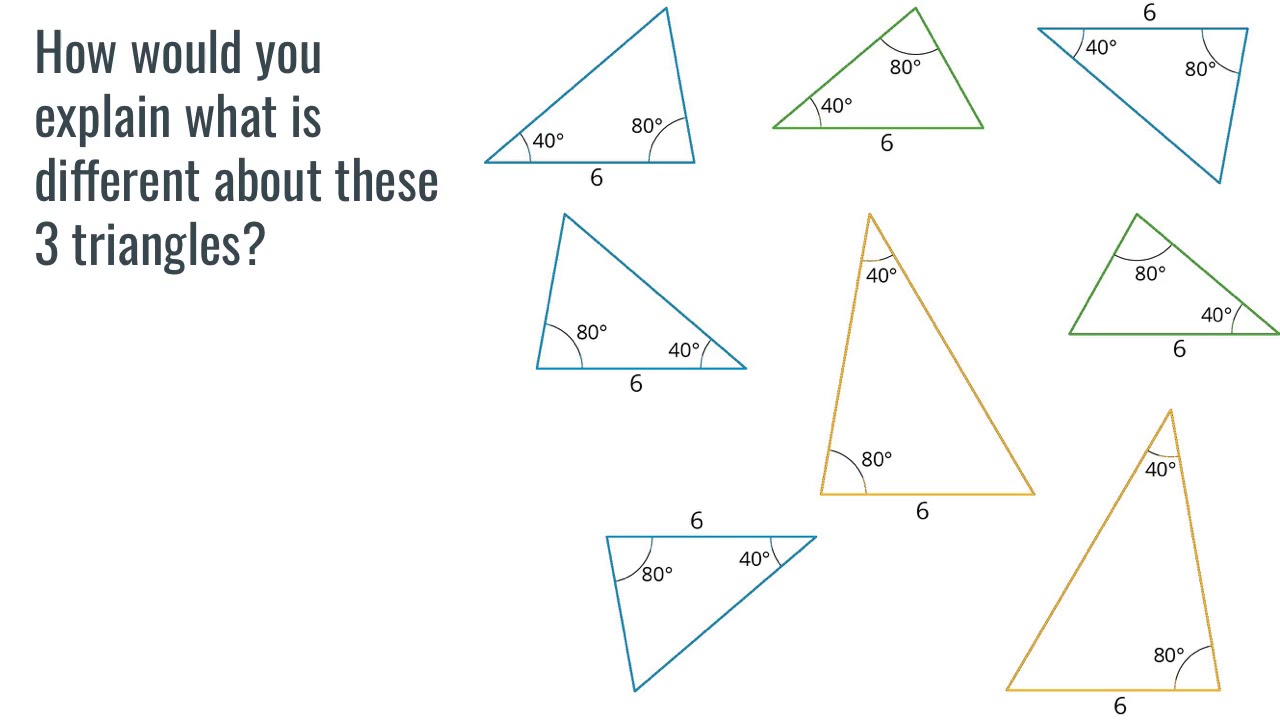 Conditions for a Triangle Looking at Sides and Angles - YouTube