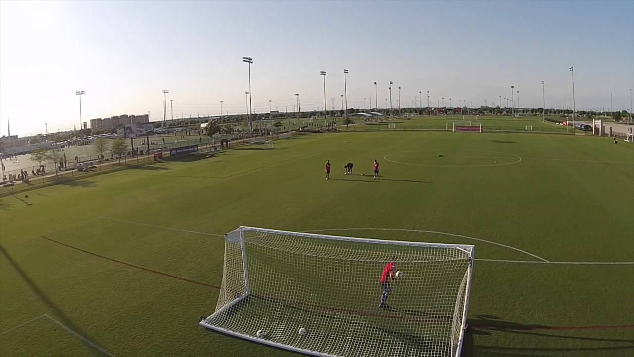 Flying Over FC Dallas Practice - YouTube