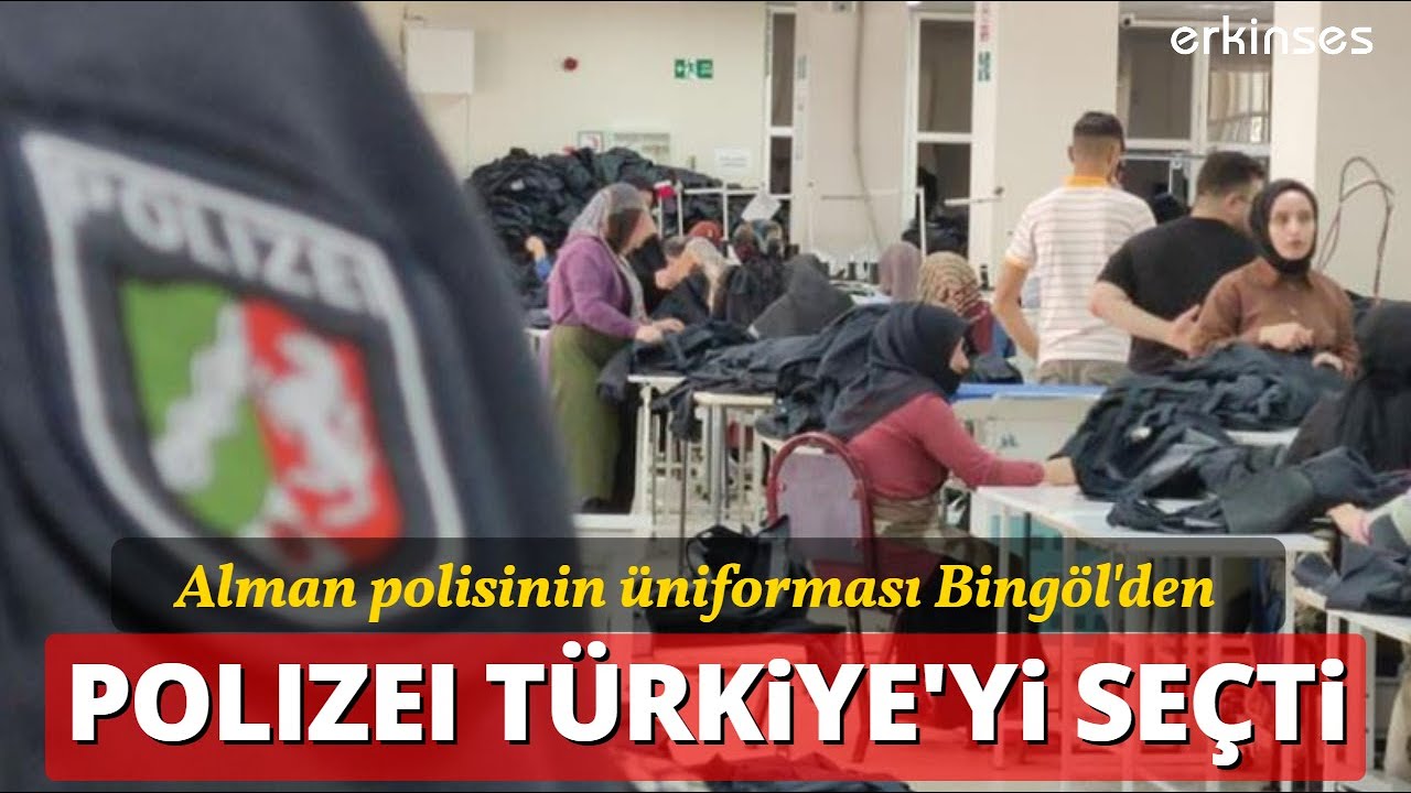 Alman polis üniformaları Türkiye'de üretiliyor - YouTube