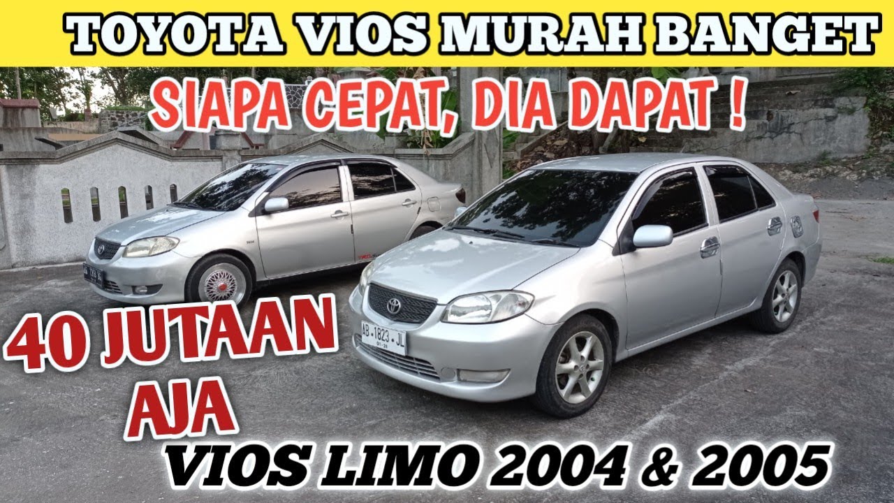 MOBIL TOYOTA VIOS MURAH BANGET ! VIOS LIMO 2004 & VIOS LIMO 2005 - YouTube