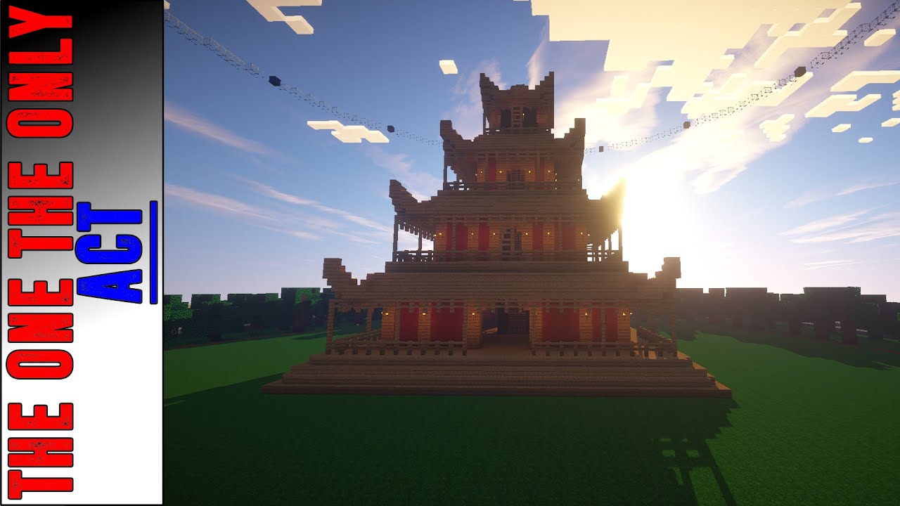 Minecraft | Fire Dojo | Speed Build #2 - YouTube