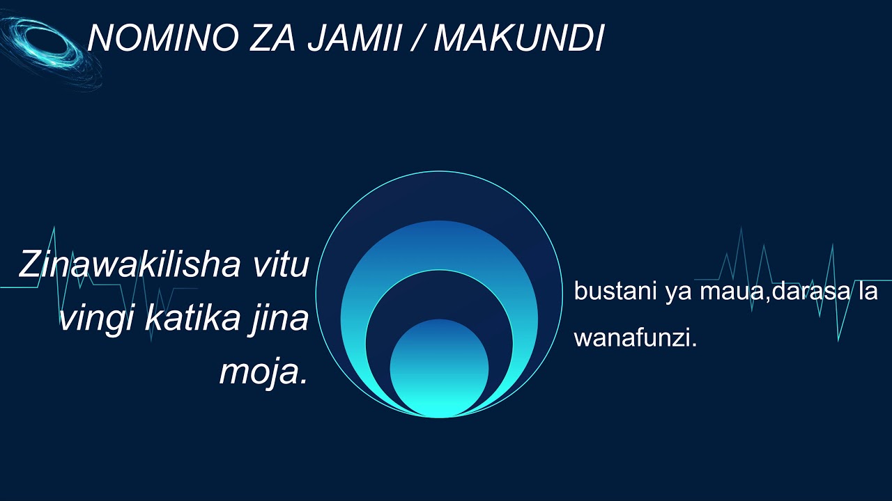 Aina za Nomino - YouTube