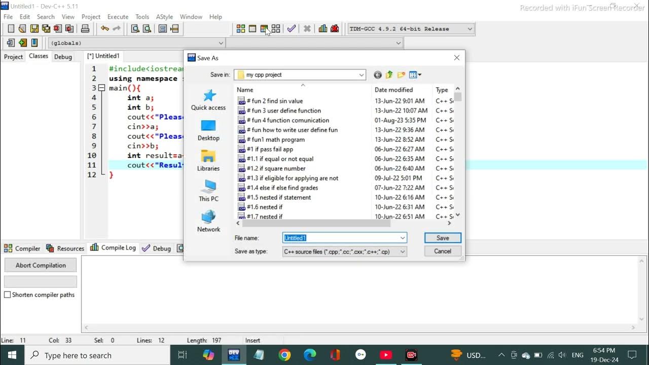 output and input operator using cout and cin in c++ - YouTube