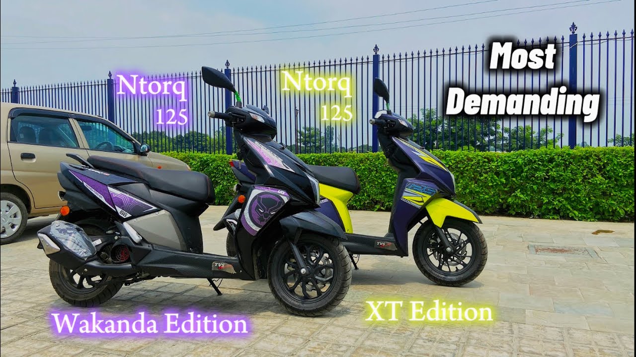 Ntorq 125 XT VS Ntorq 125 Wakanda Edition 😍 | Most Demanding - YouTube
