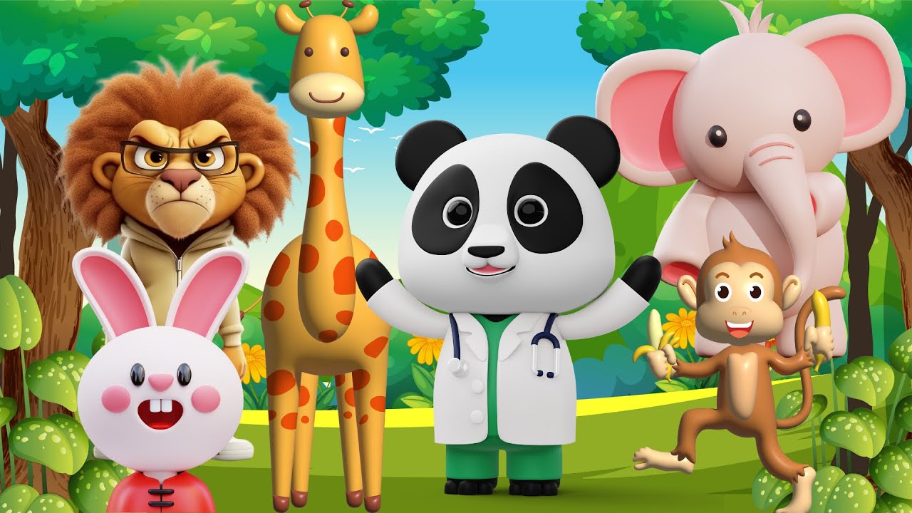 Doctor Panda Nursery Song: 🐼👩‍⚕️Sing Along with Doctor Panda - YouTube