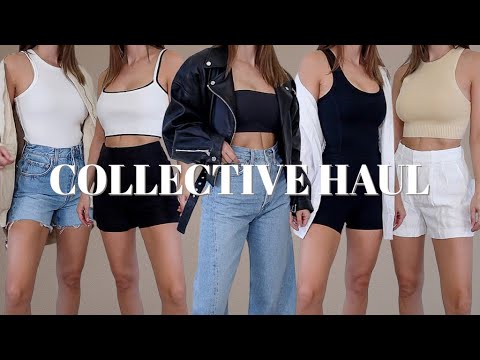 SPRING COLLECTIVE HAUL & TRY-ON | Elwood, Agolde, Revolve, Zara & Nordstrom!