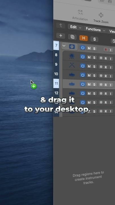 Faster way to export audio & MIDI regions #logicpro #logicprox #logicprotips #musicproduction ...