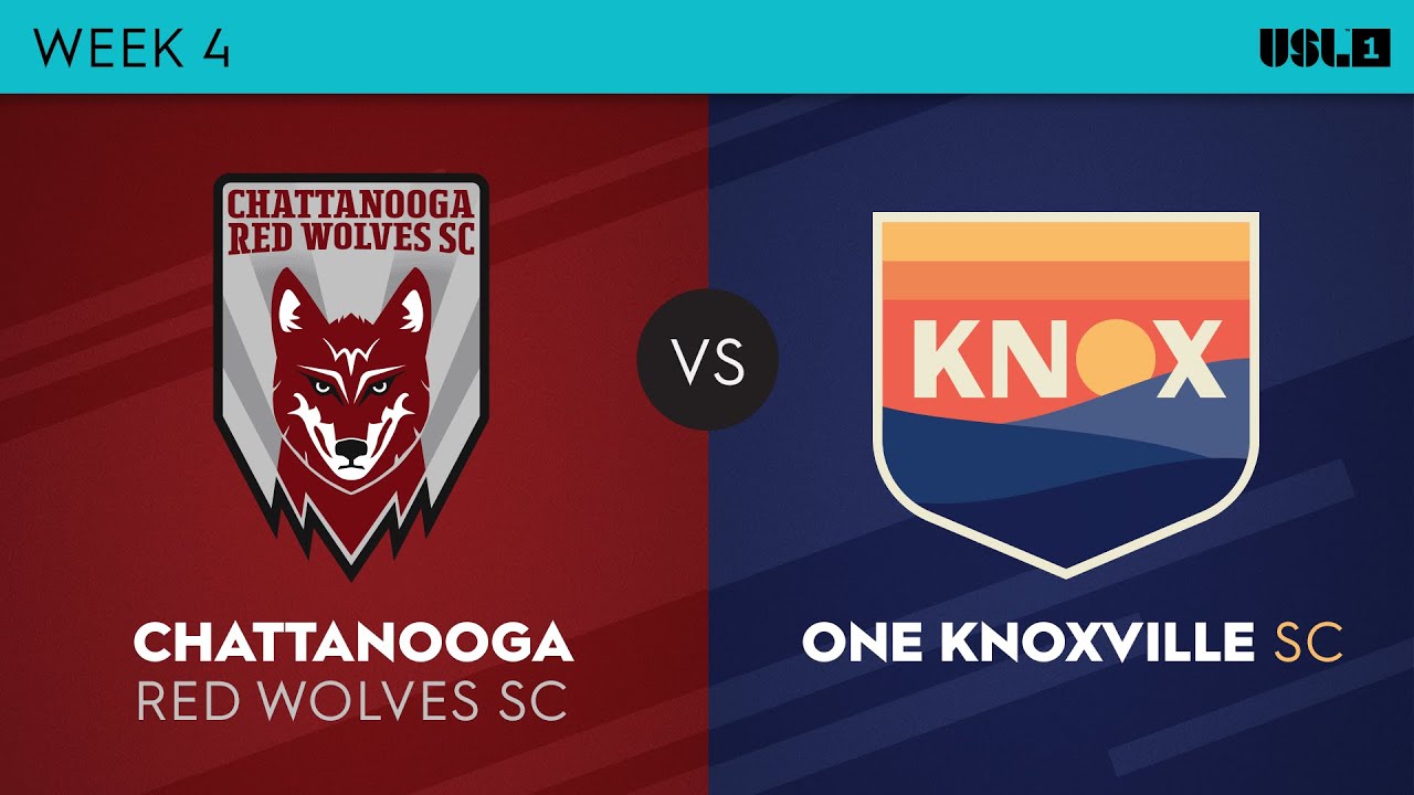 Chattanooga Red Wolves SC v One Knoxville SC: April 8, 2023 - YouTube