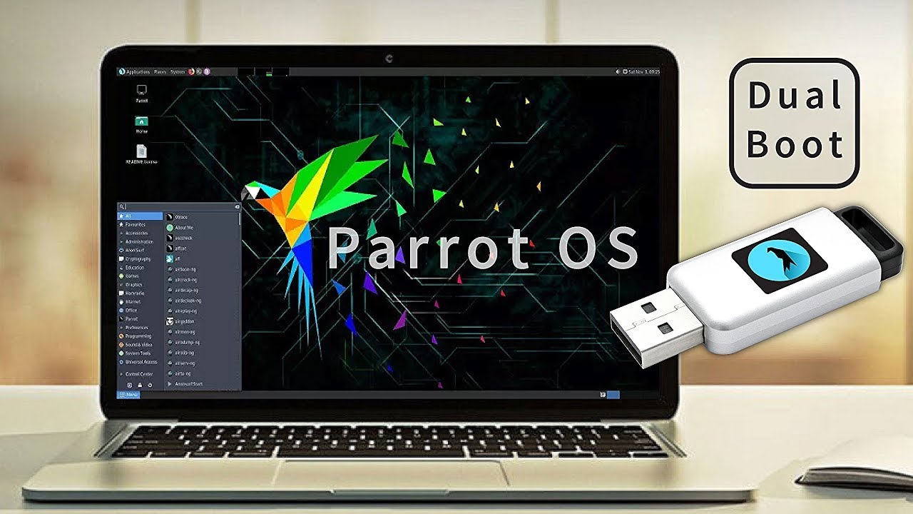 Easily install Parrot OS Home on Windows 10 dual boot - YouTube