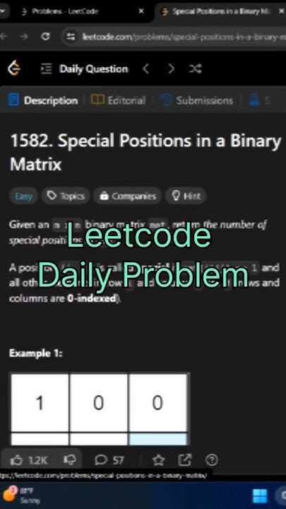 Leetcode Daily Question Solution | 13-12-2023 | #coding #leetcodesolutions #shorts - YouTube