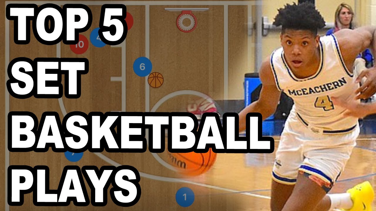 Top 5 Set Basketball Plays For Youth - YouTube