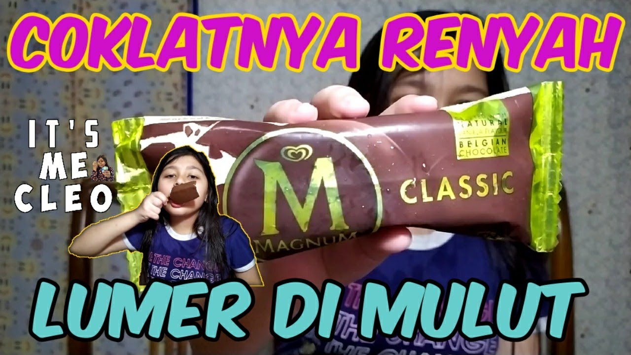 MUKBANG ICE CREAM MAGNUM | RENYAH COKLATNYA LUMER DI DALAM MULUT ...