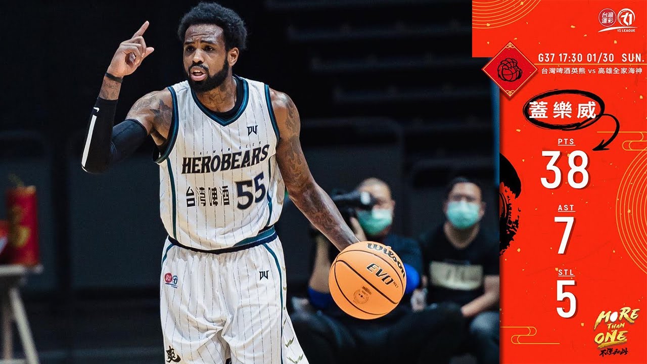 Ramon Galloway (蓋樂威) Makes T1 League Debut! 38 Pts Full Highlights ...