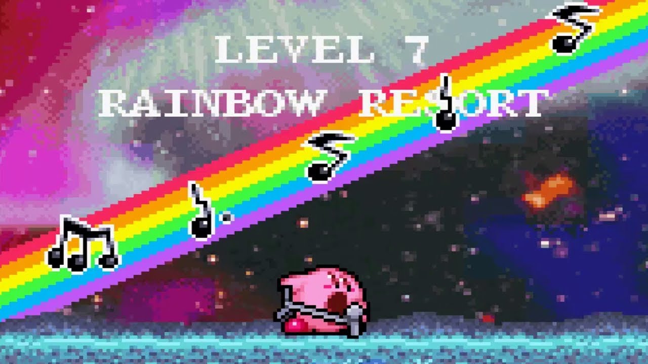 Kirby: Nightmare in Dream Land - Level 7: Rainbow Resort + Final Boss ...