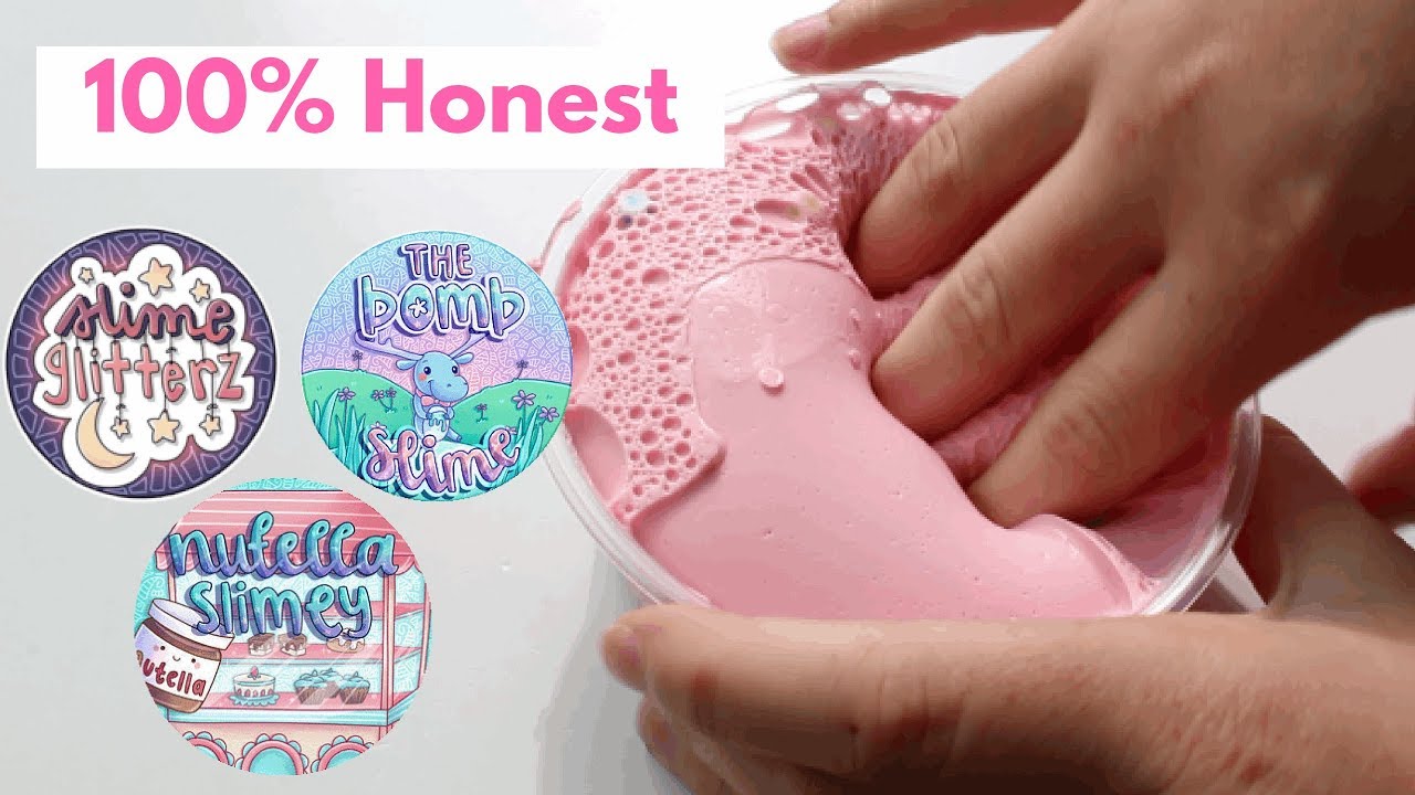100% Honest Famous Slime Shop Review // TheBombSlime, SlimeGlitterz and ...