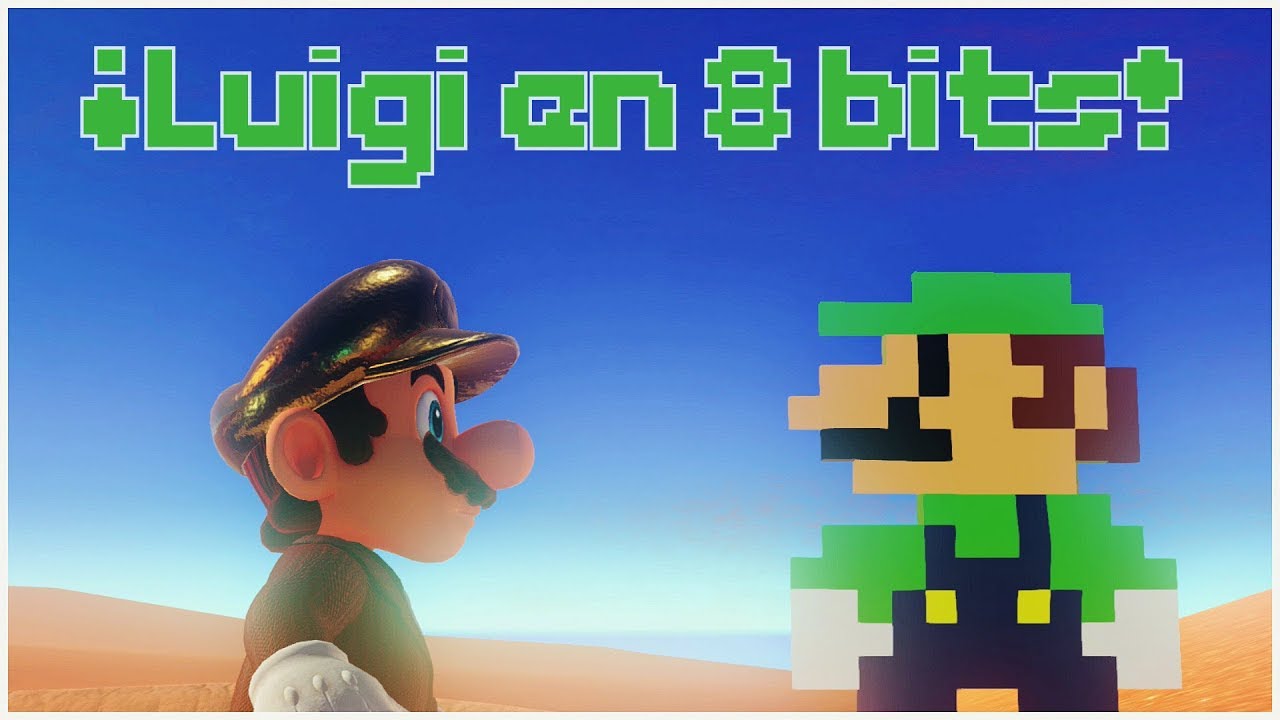 ¡8 bits Luigi en Super Mario Odyssey! - YouTube