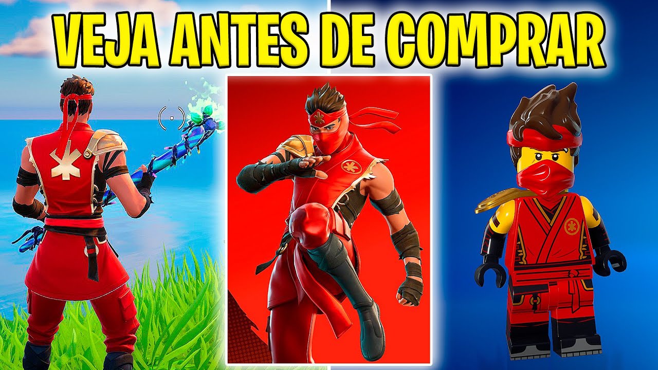 VEJA ANTES DE COMPRAR SKIN MESTRE DO FOGO KAI - Fortnite - YouTube