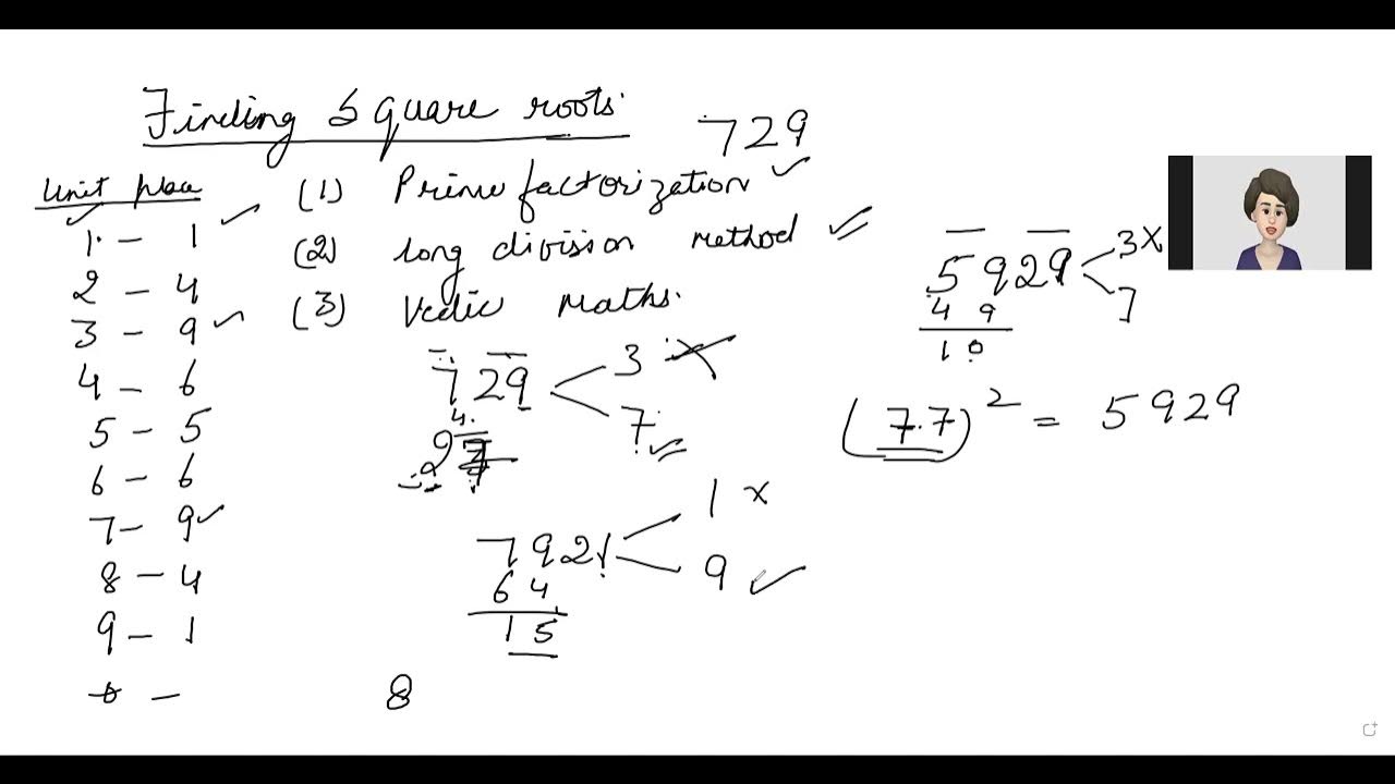 finding square root using vedic maths trick - YouTube